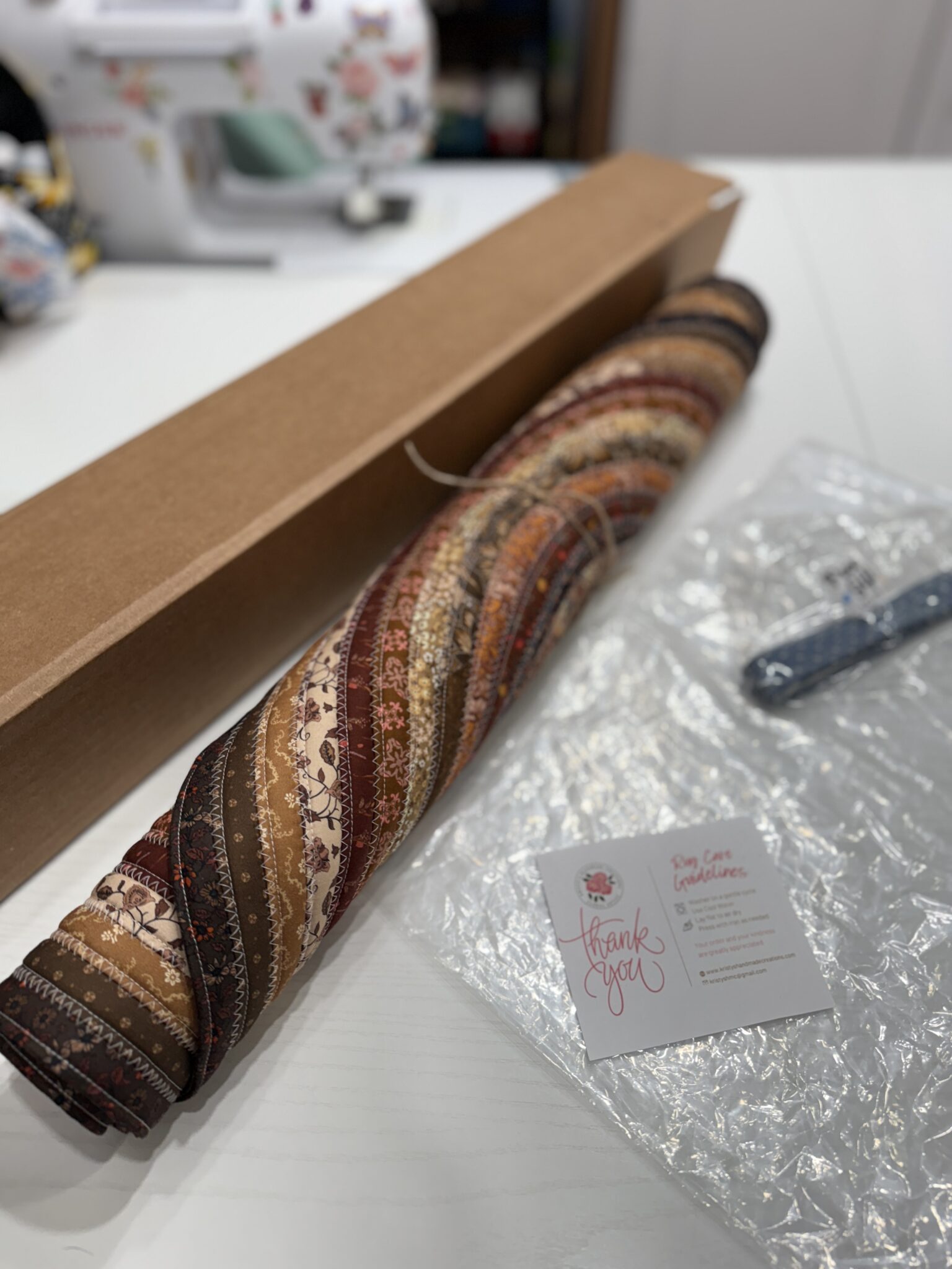 How to Ship Out Fabric Rugs - Kristy's Handmade Creations